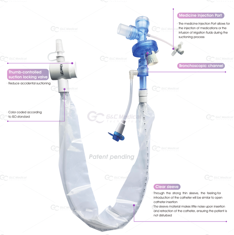 Multi-Port Closed Suction Catheter - G&C Medical