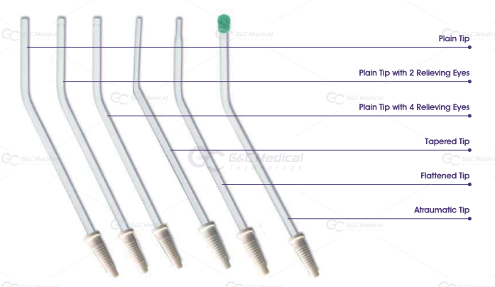 Male Connector Suction Tip - G&C Medical